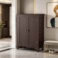 Bathroom Storage Cabinet, Free Standing Floor Wooden Cabinet with ...