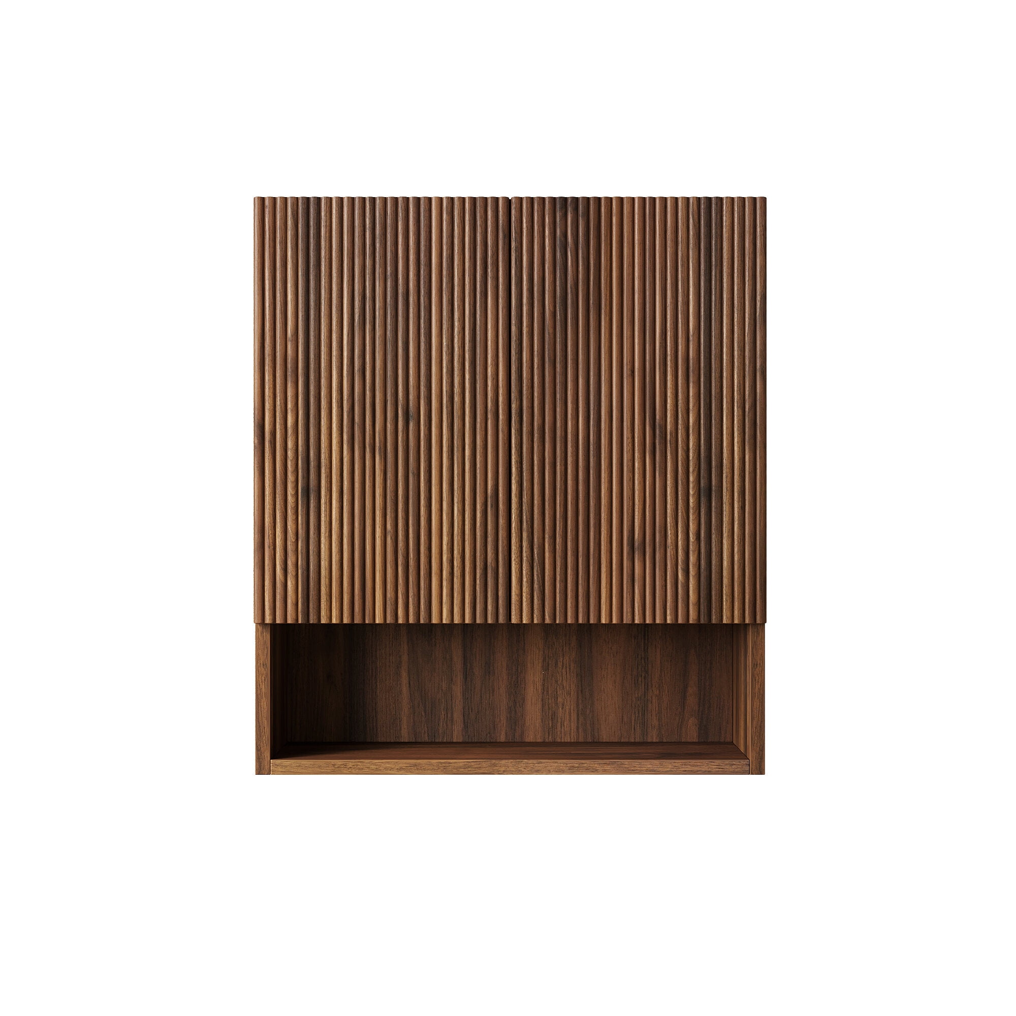 Bathroom Storage Cabinet TOBI 26" Wall-Mounted Striped Bathroom Cabinet ...