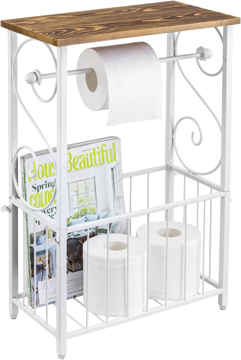 TSF Inc, Bathroom Table, Toilet Tissue Paper Holder Stand, Magazine ...