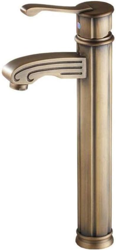 Bathroom Taps Tall Antique Basin Taps for Bathroom brass Raised Basin ...