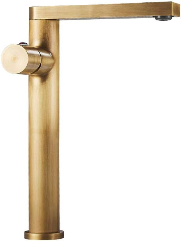 Bathroom Taps Tall Antique Basin Taps for Bathroom brass Retro Wash ...
