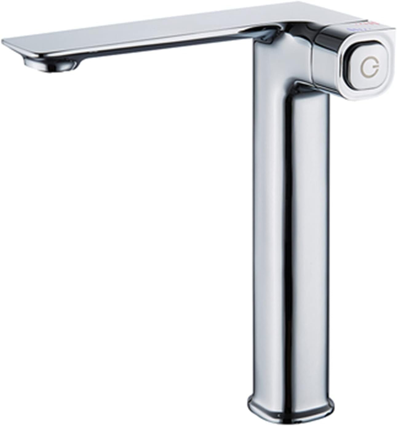 Bathroom Temperature Memory Bathroom Sink Faucet with Push Button ...