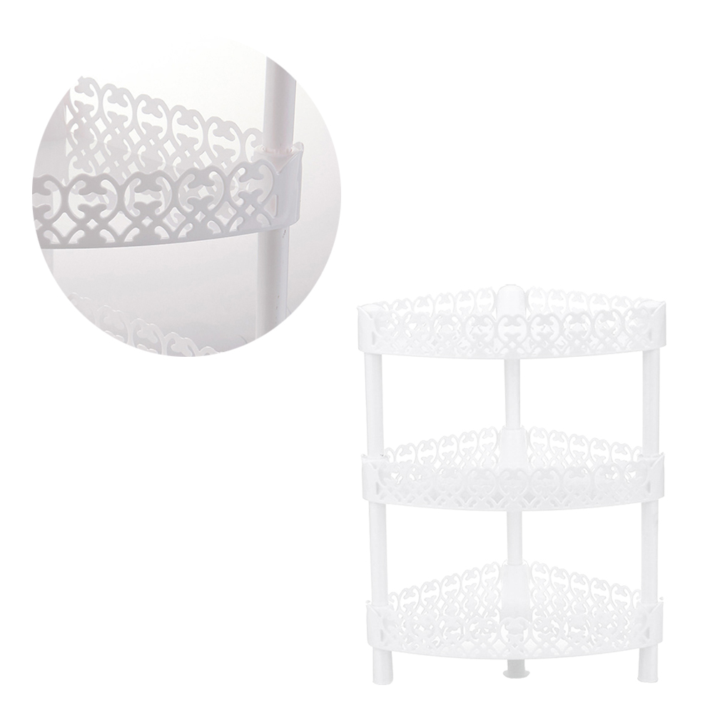 InterDesign York Lyra Satin Clear Plastic, Steel Bathroom Tray ...