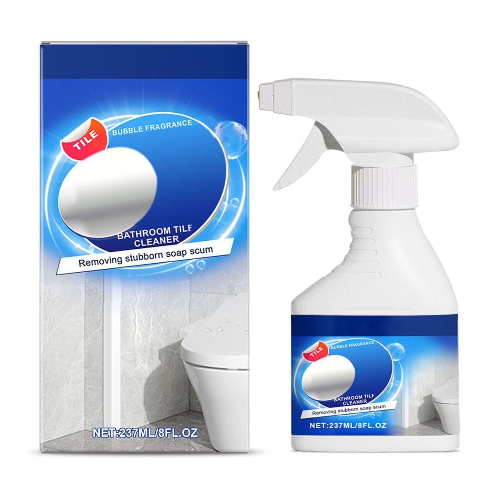 Bathroom Tile And Grout Cleaner Spray Removes Soap Scum Hard Water ...