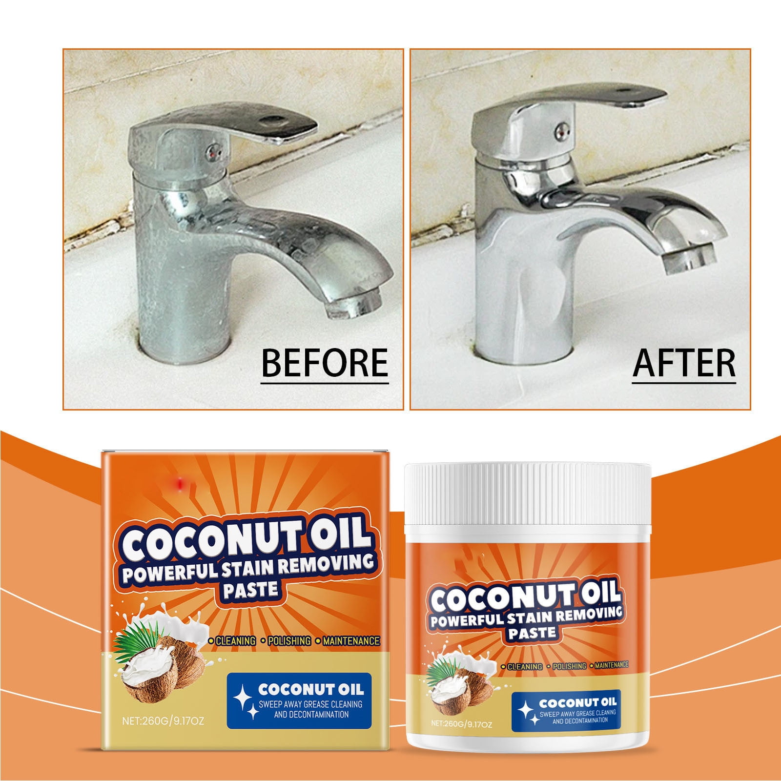 Bathroom Tile Cleaning Paste – Heavy-Duty Ceramic & Floor Polish for ...
