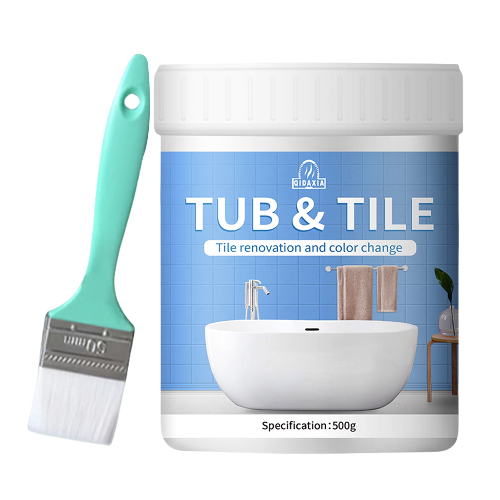 Bathroom Tile Paint Kit，Water Based Quick Dry Bath Refinishing Kit ...