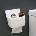 Bathroom Tissue Holder, Toilet Paper Dispenser and Storage Organizer ...