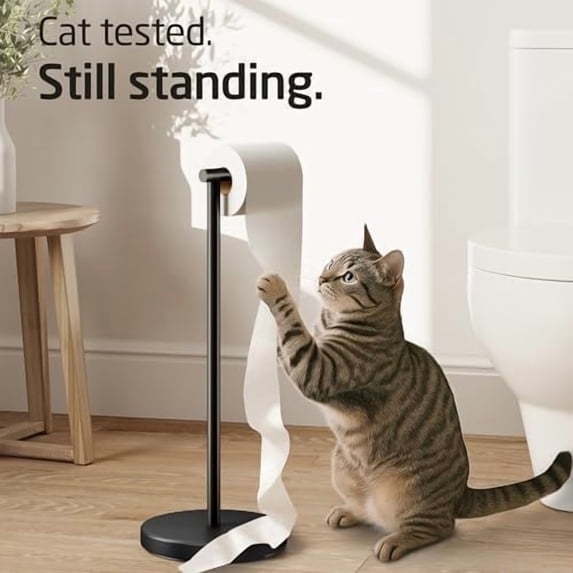 Bathroom Toilet Paper Holder Stand Modern Tissue Roll Holder SUS304 ...