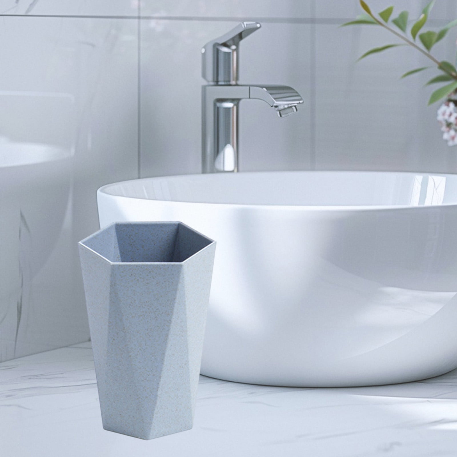 Bathroom Toothbrush Holder Cup Plastic Tooth Brushing Tumbler ...