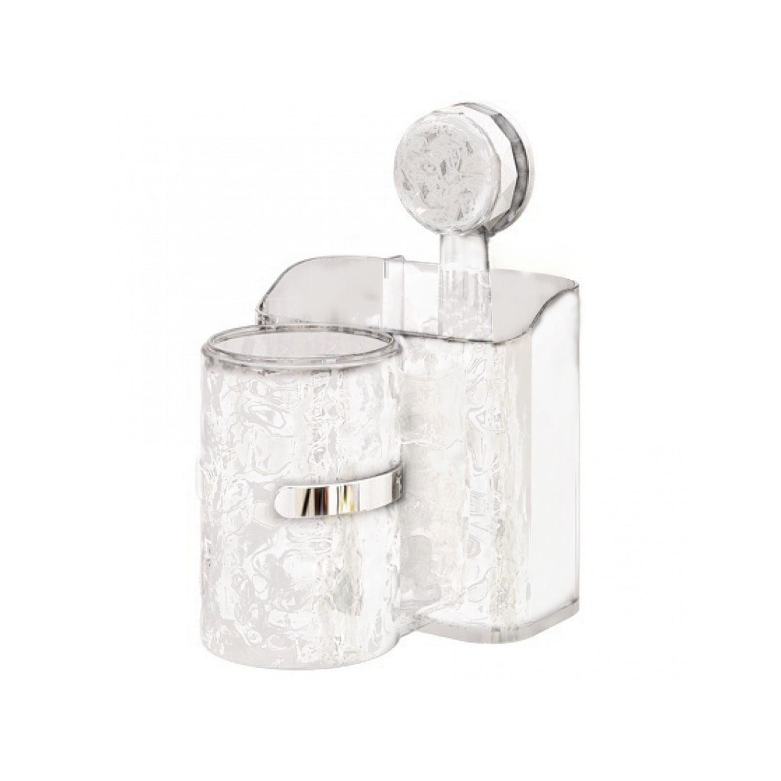 Bathroom Toothbrush Holder Wall Mounted Hanging Toothbrush Storage Rack ...