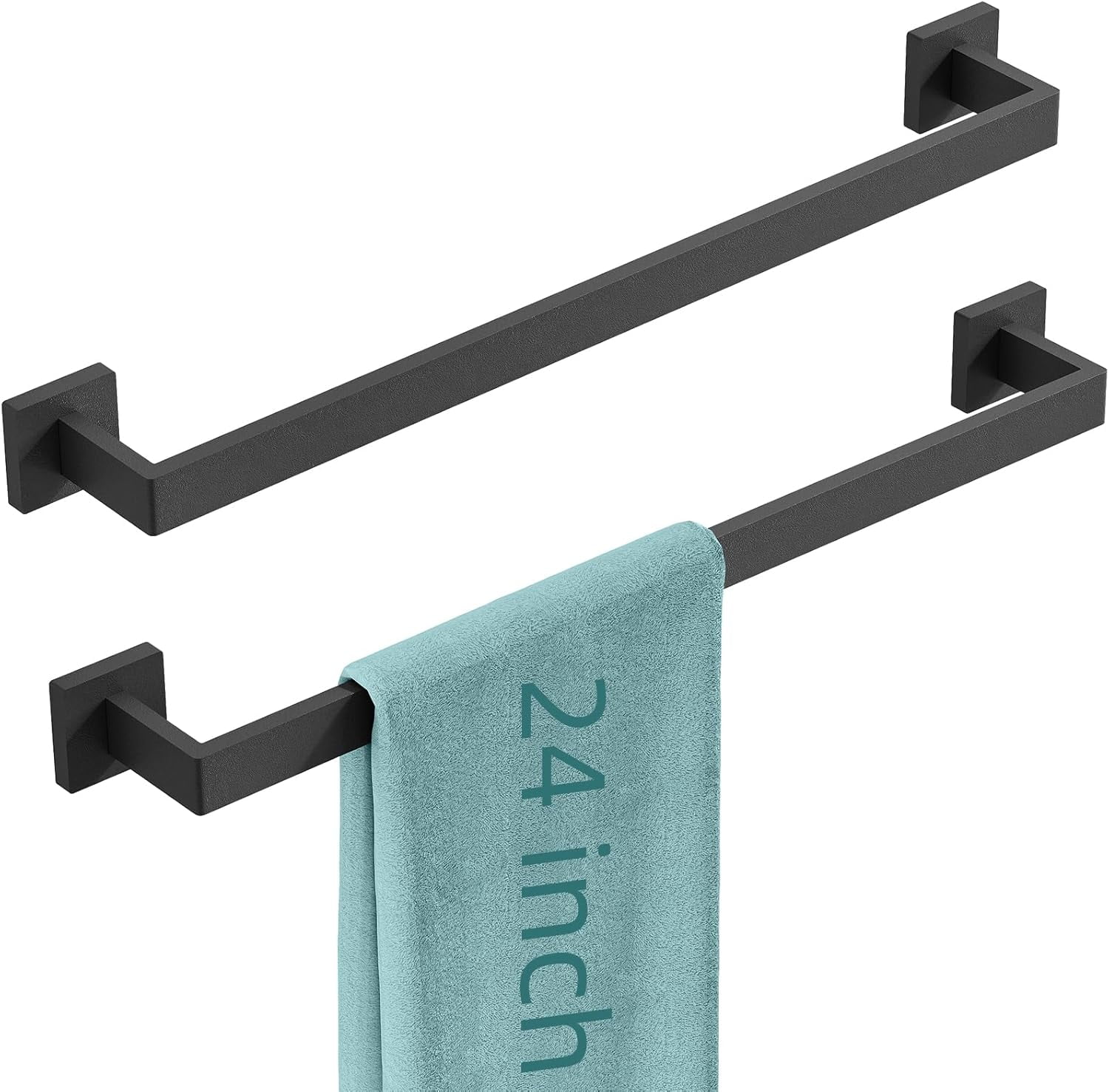 Bathroom Towel Bar,24 Inch Towel Racks for Bathroom Wall Mounted ...
