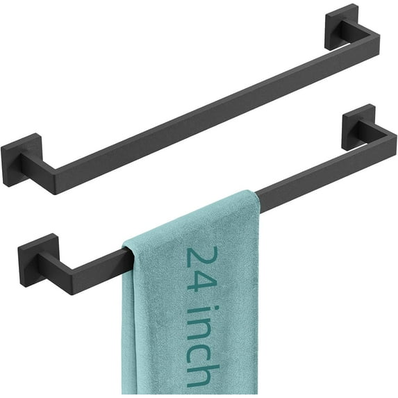 Bathroom Towel Bar,24 Inch Towel Racks for Bathroom Wall Mounted ...