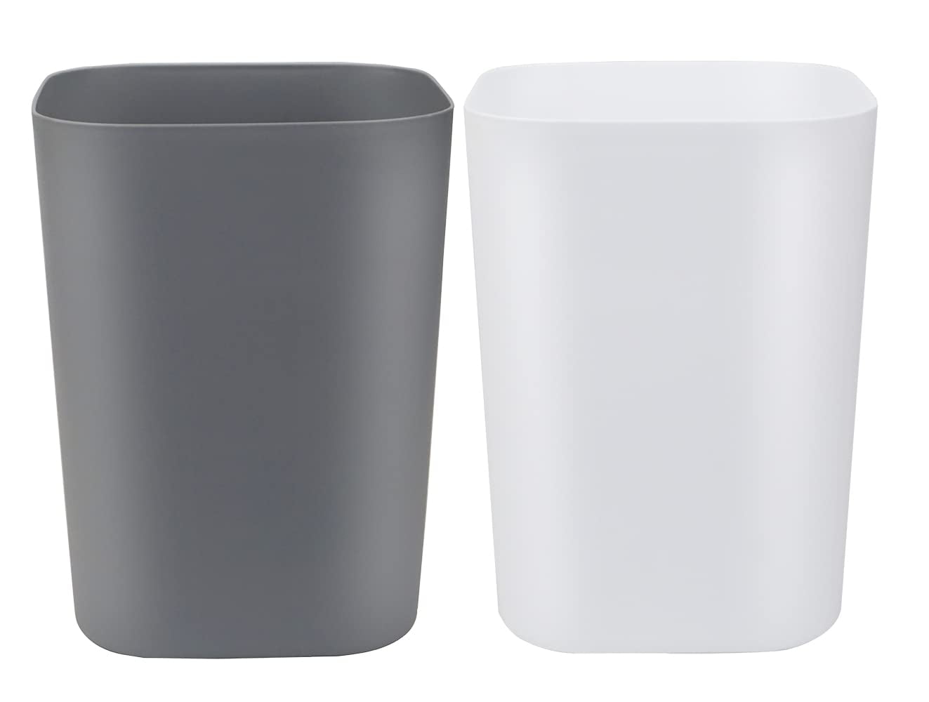 Bathroom Trash Can, 2 Gallon Small Trash Can,Square Trash Bin ...