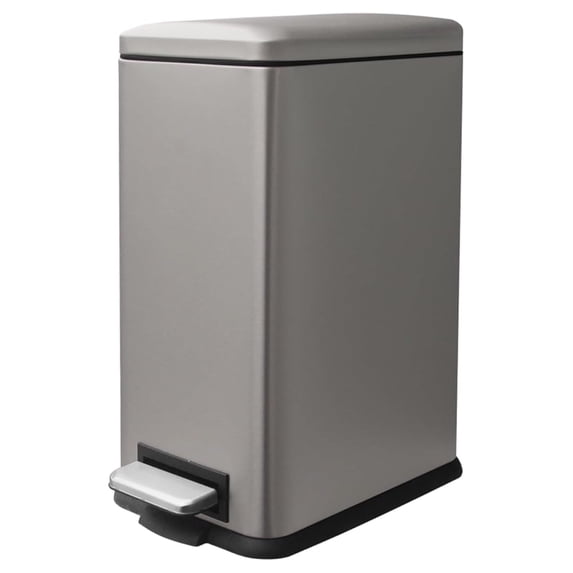 Bathroom Trash Can, 4.4 Gallon Step Trash Can with Lid, 16.7L Stainless ...
