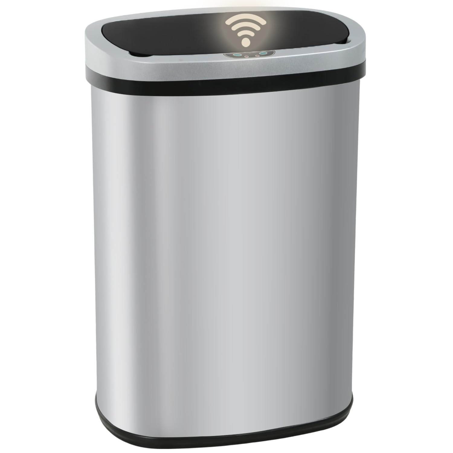 Bathroom Trash Can with Lid, 13 Gallon 50 Liter Kitchen Trash Can ...