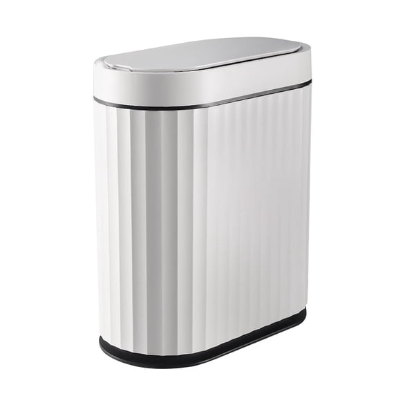 Bathroom Trash Can with Lid 2 Gallon Small Sensor Garbage Can, Slim ...