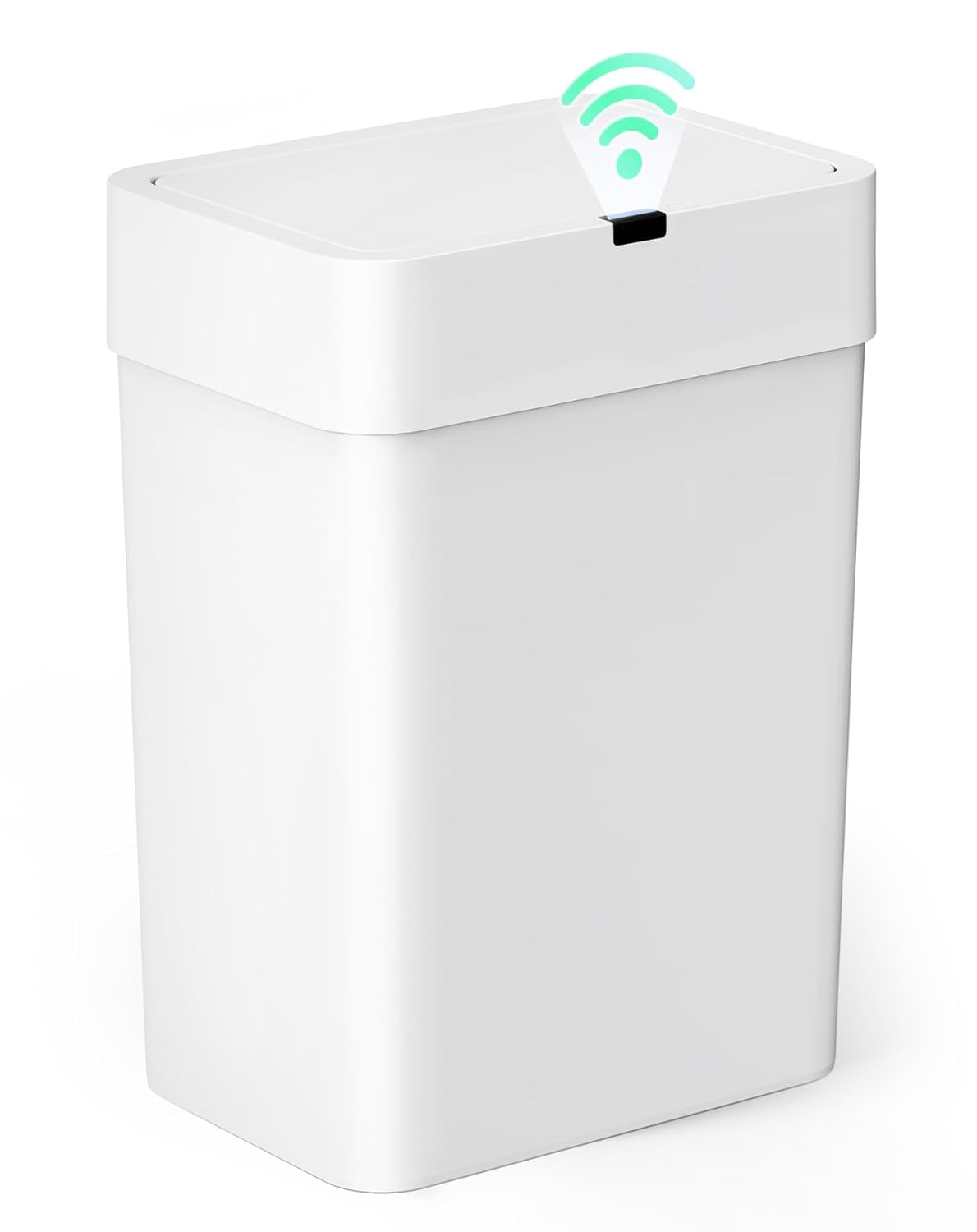 Bathroom Trash Can with Lid, 4 Gallon Motion Sensor Garbage Can ...