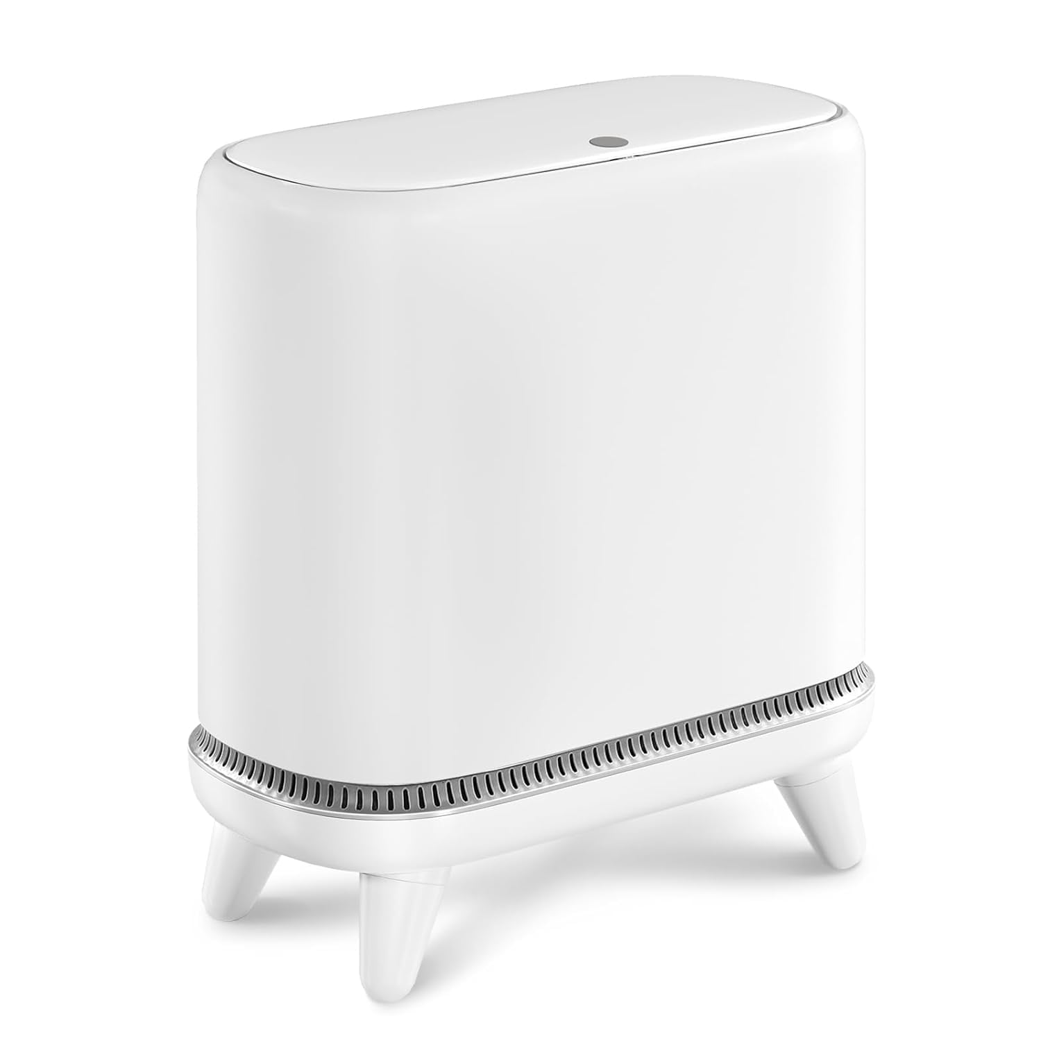 Bathroom Trash Can with Lid, Vacuum Adsorption Small Garbage Can 3.2 ...