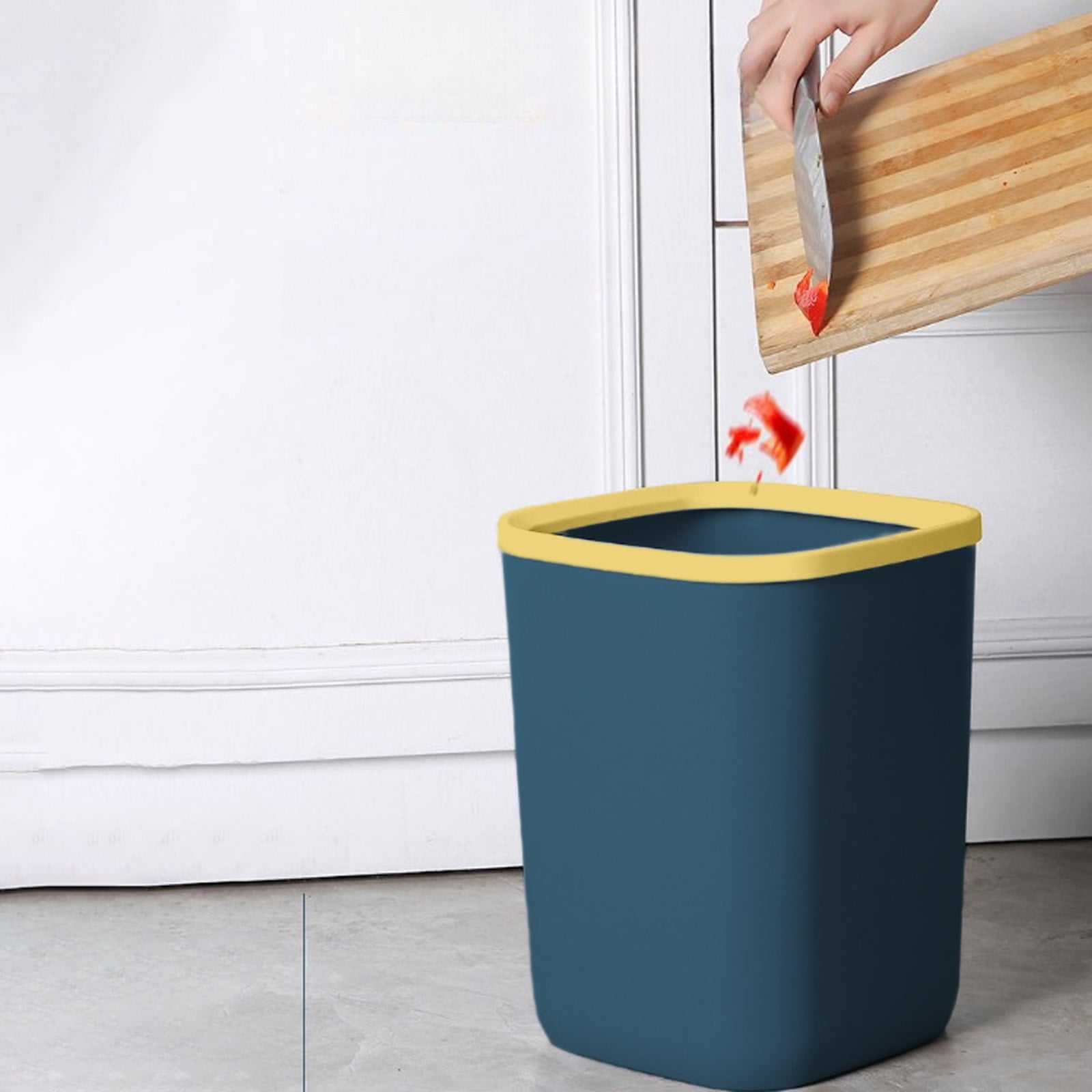 Bathroom Trash Can Small Garbage Can Plastic Wastebasket Trash for ...