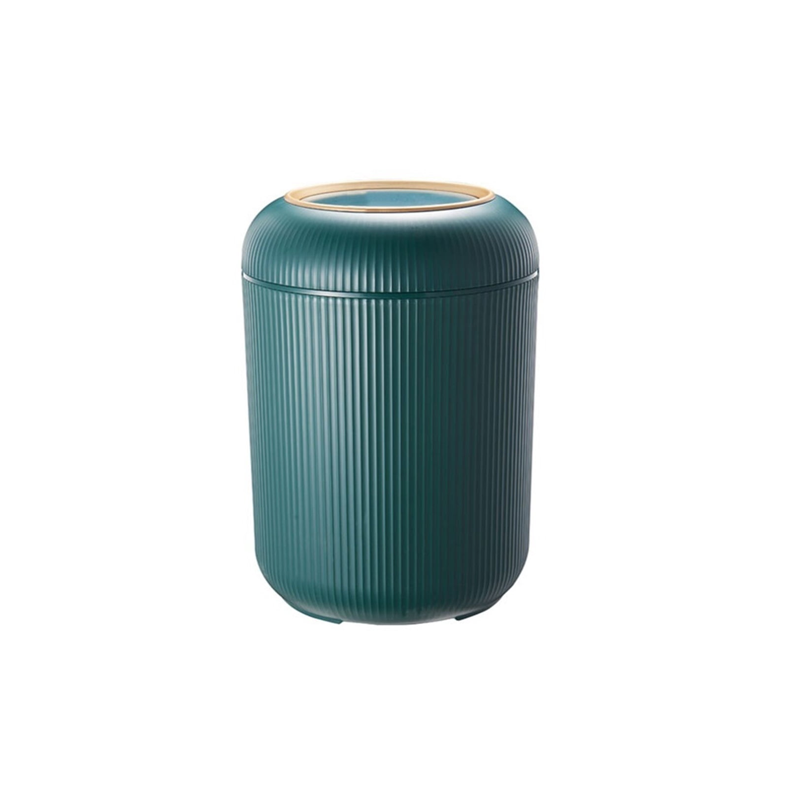 Bathroom Trash Can with Lid, Small Garbage Can with Press Top Lid ...