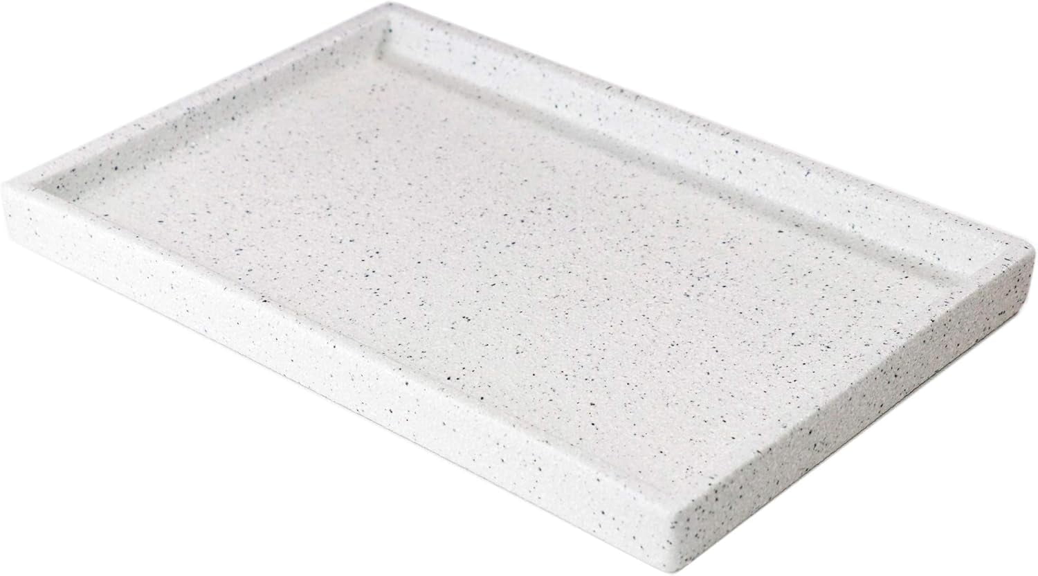 Bathroom Tray, Marble Tray for Bathroom Counter Decor Ceramic Perfume ...