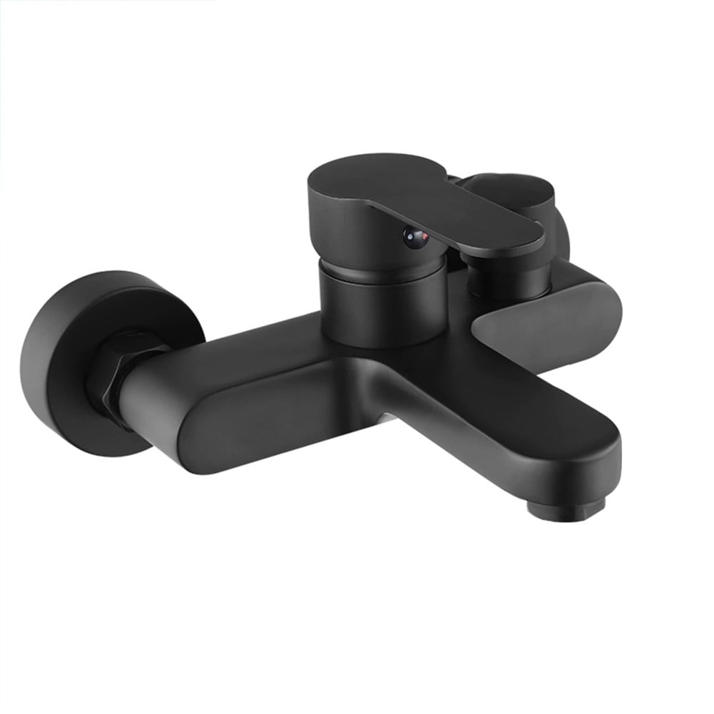 Bathroom Triple Shower Faucet Hot and Cold Water Bath Mixer Bathtub Tap ...