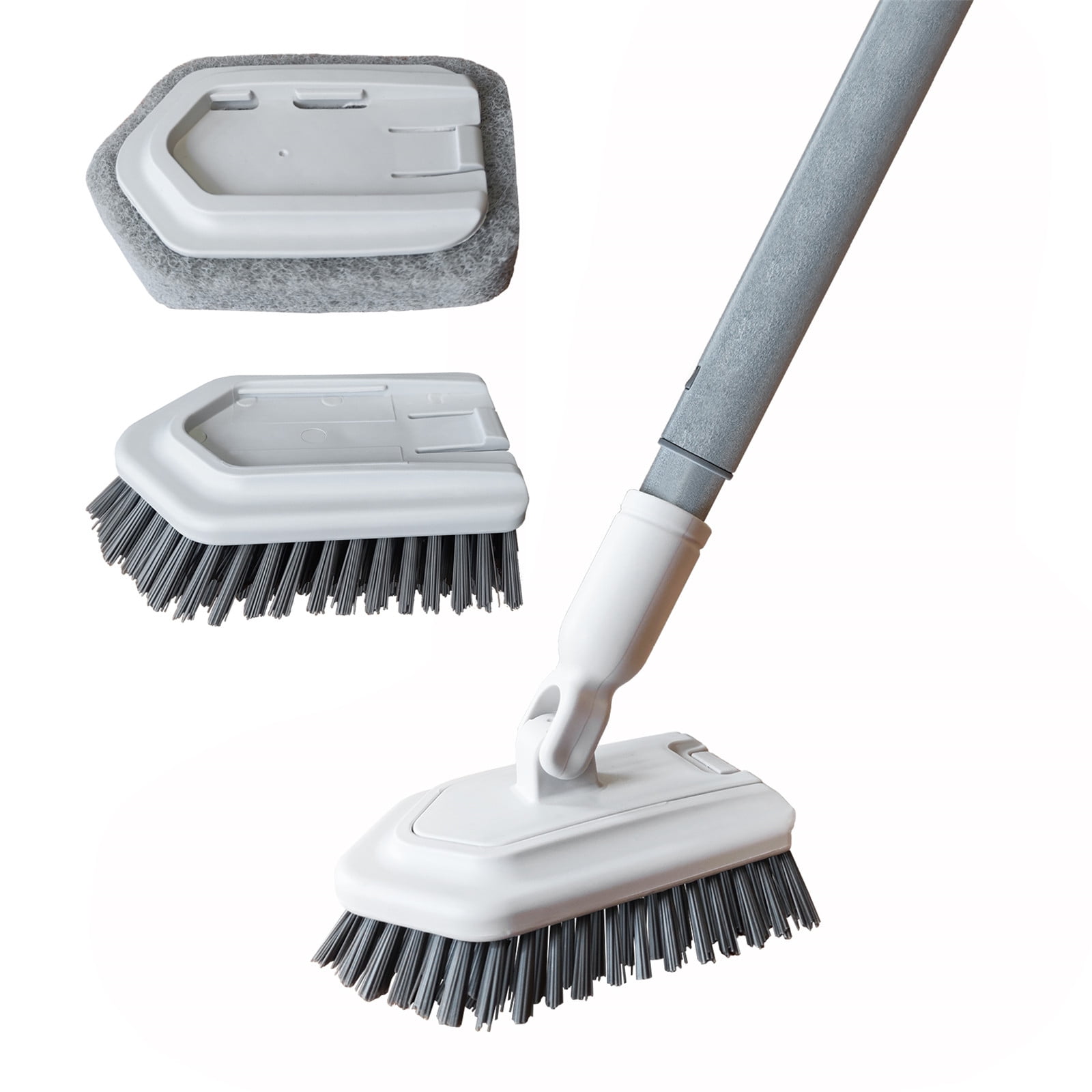 Bathroom Tub Tile Scrubber Shower Brush 2 in 1 Cleaning Brush 43 ...