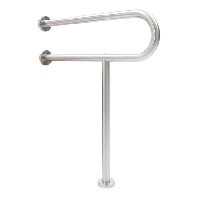 Bathroom U-Shaped Handicap Grab Bar Elderly Safety Hand Railing Toilet ...