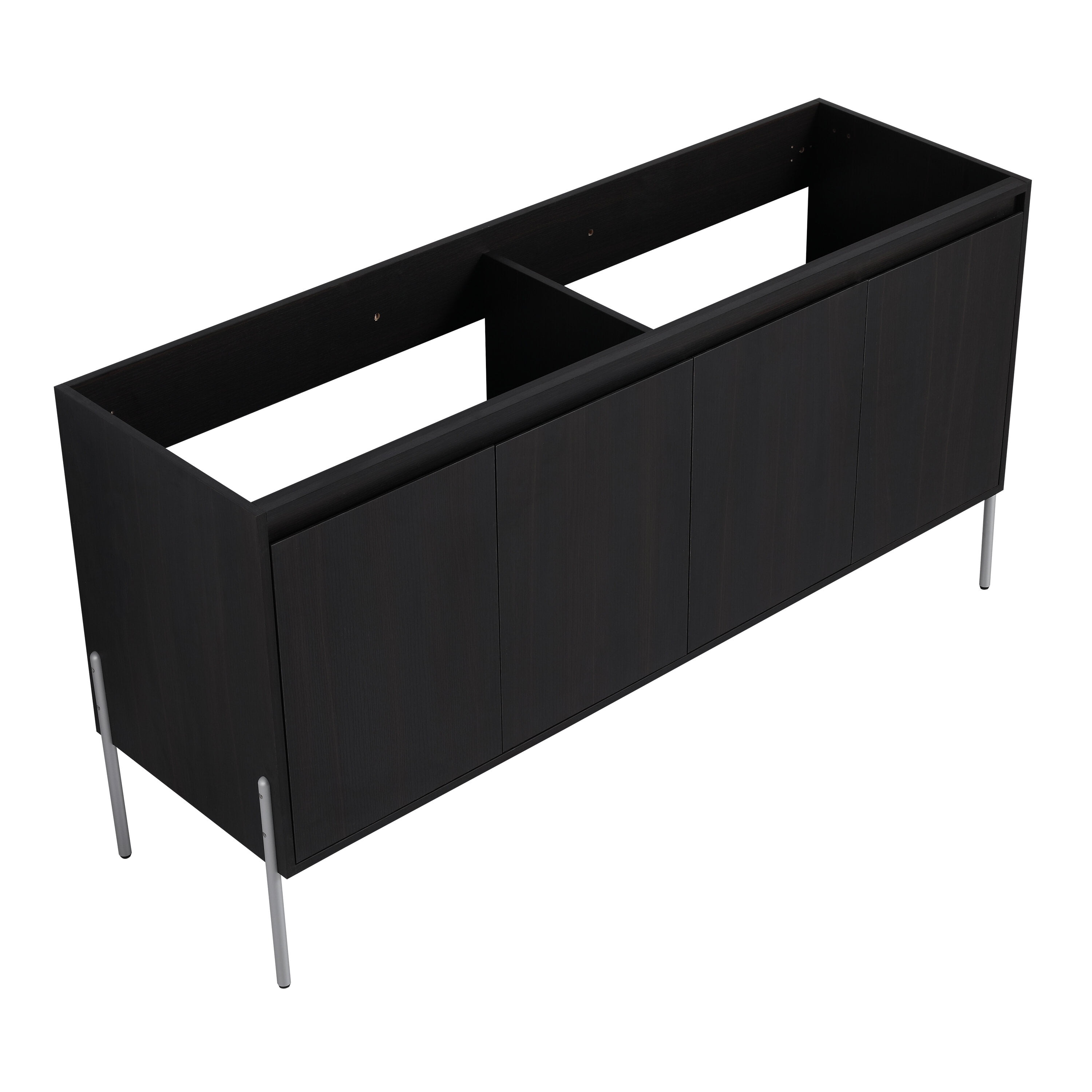 Bathroom Vanity 60" Freestanding Bathroom Vanity, Storage Cabinet with ...
