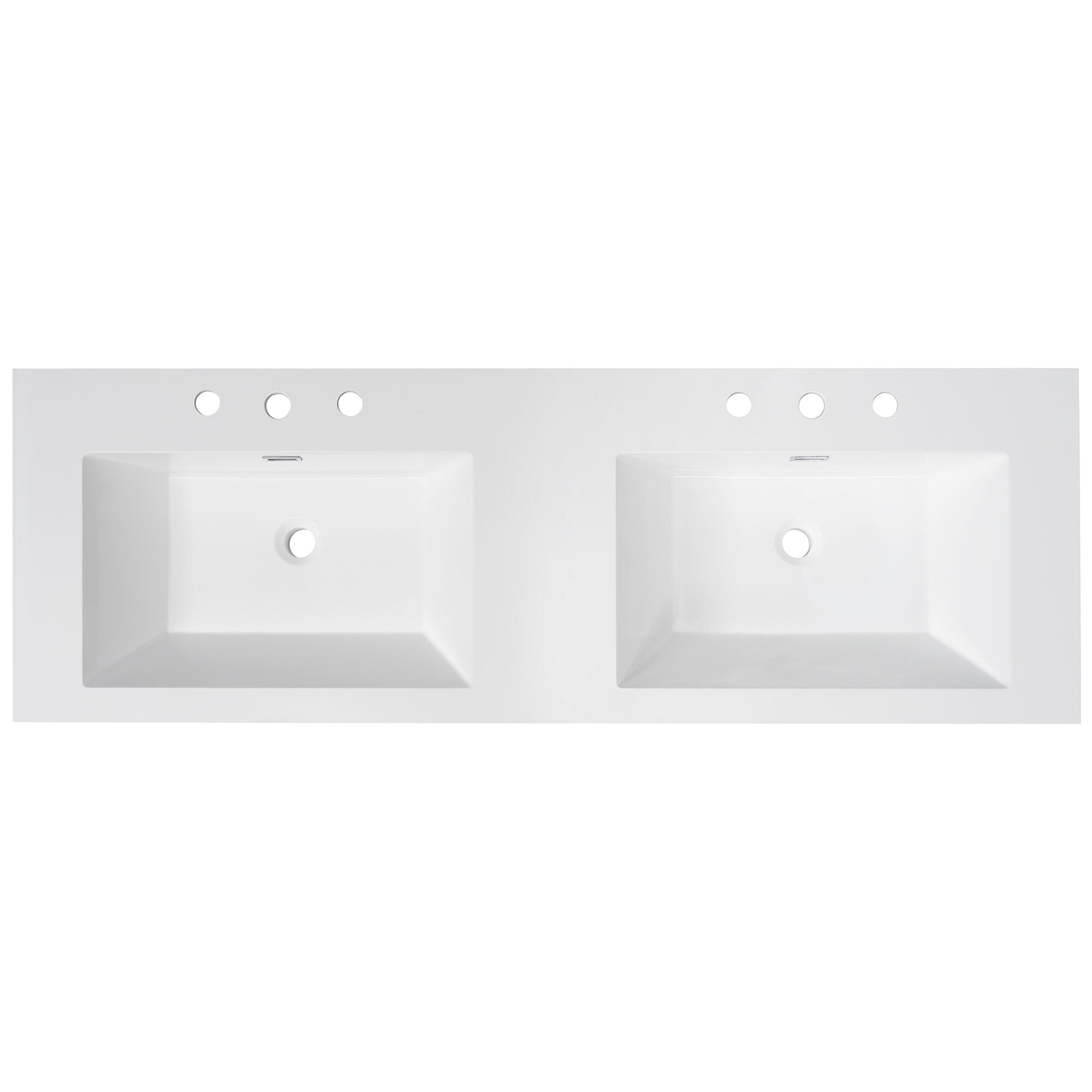Bathroom Vanity 60" Resin Basin for Bathroom Vanity, with Undermount ...