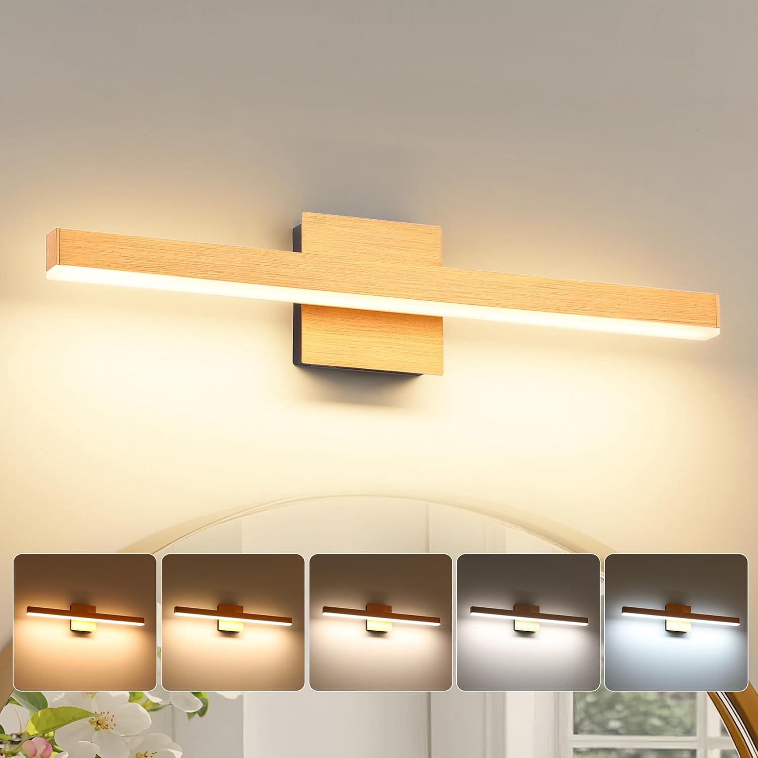 Bathroom Vanity Light 23.62 Inch Modern Bathroom Light Fixtures ...