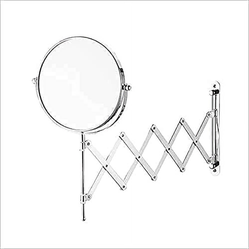 Bathroom Vanity Mirrors Two Sided Swivel Magnifying Round Makeup Mirror ...