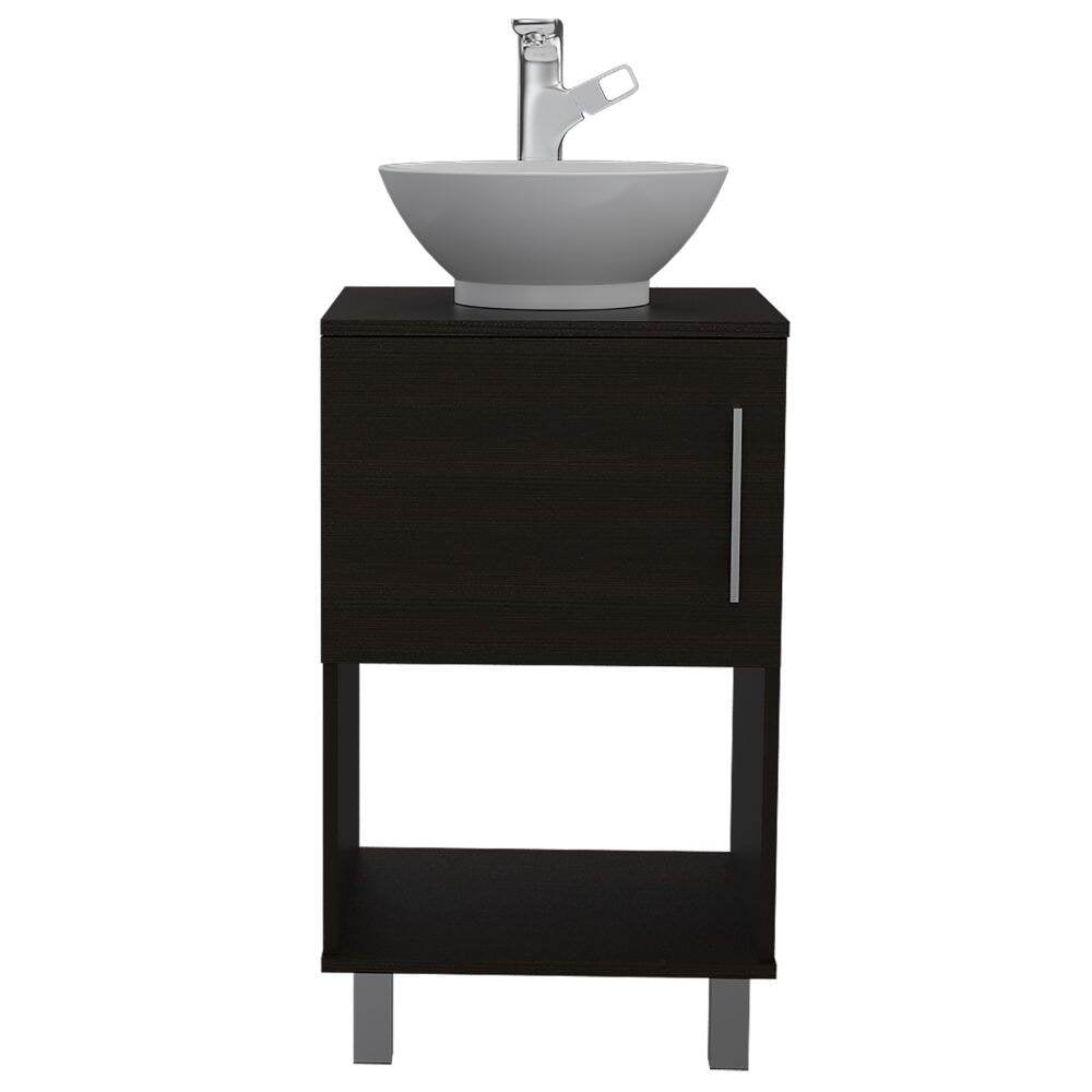 Bathroom Vanity, Single Bathroom Vanity Pigmag, Bathroom, Black, Black ...