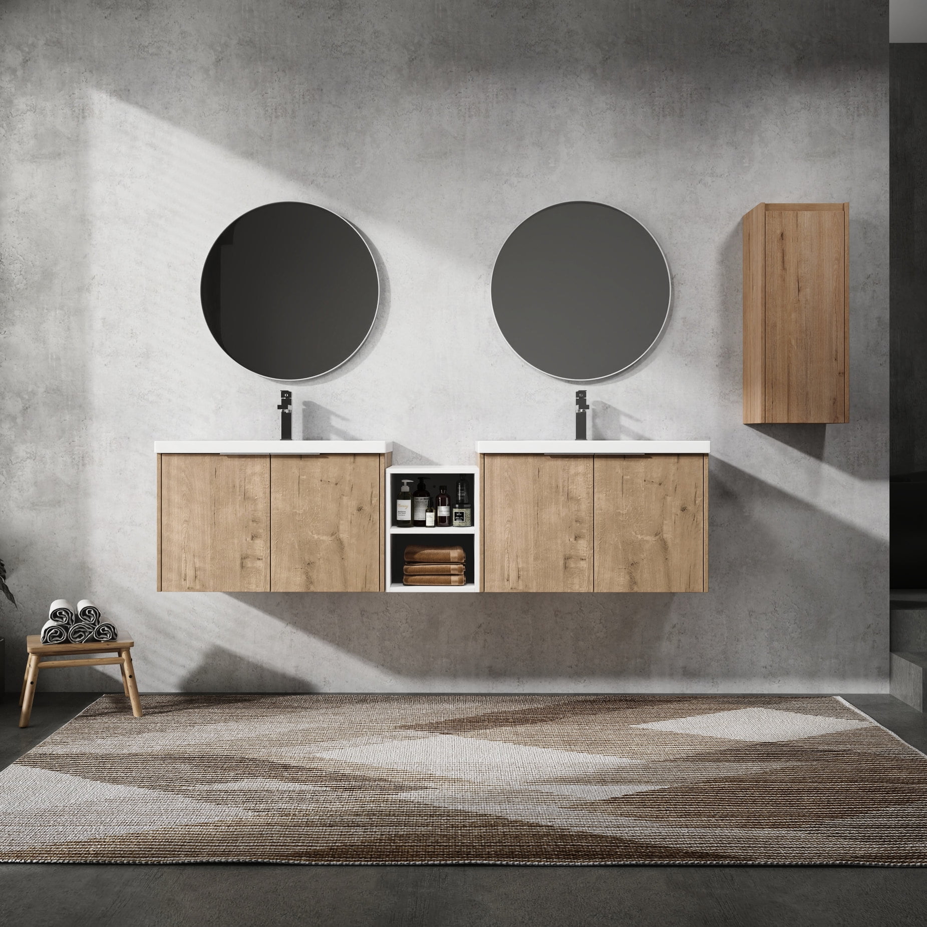 Bathroom Vanity with Single Sink | Modern Design for Bathroom Use ...