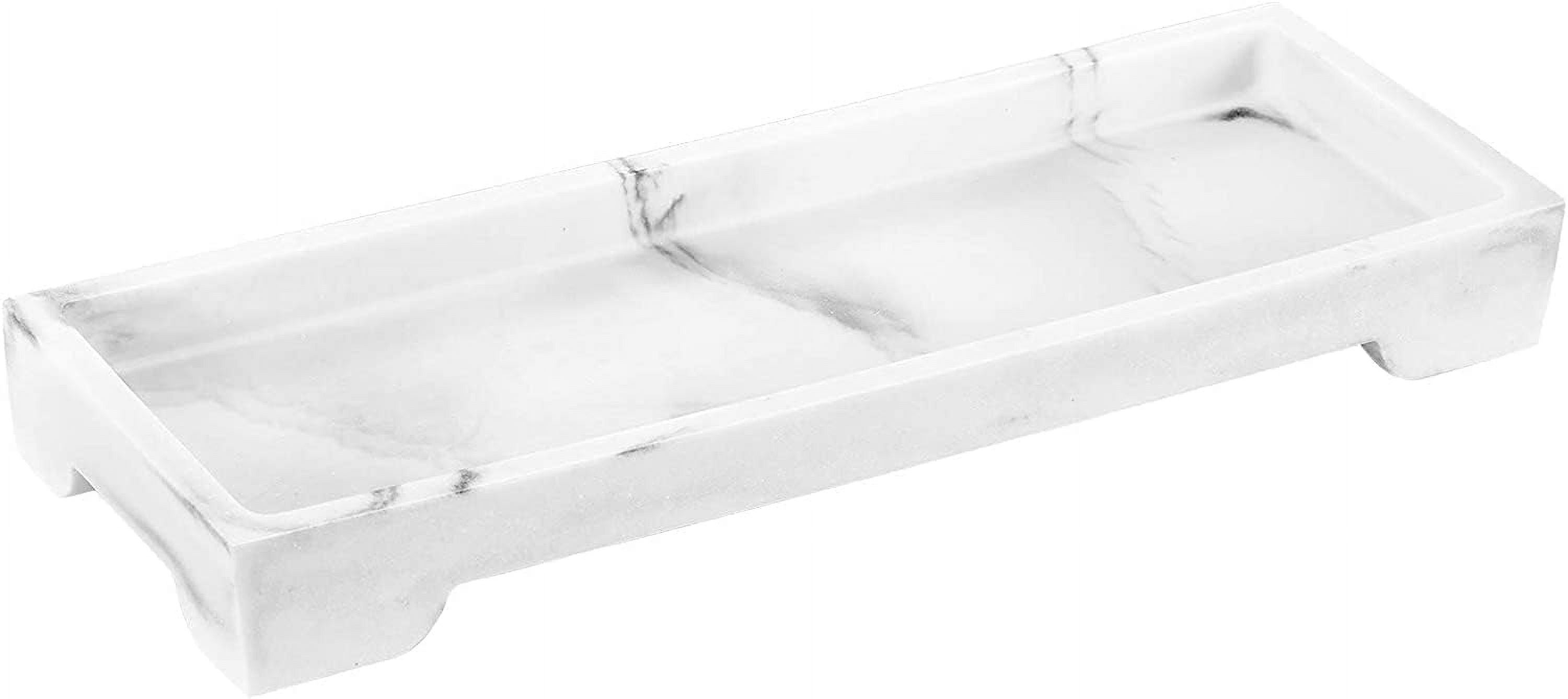 Bathroom Vanity Tray, Resin Toilet Tank Tray, Kitchen Trays, 11" x 4 ...