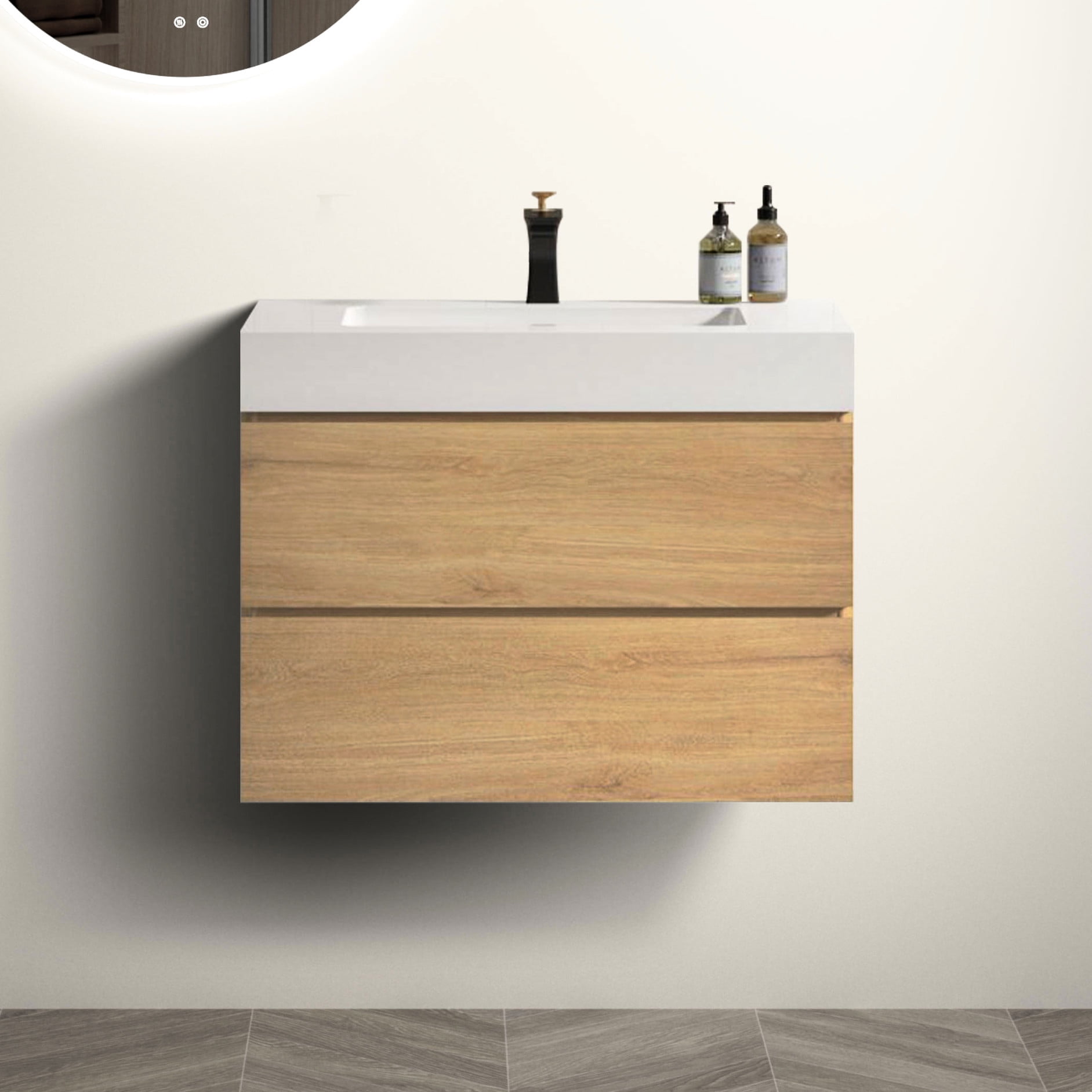 Bathroom Vanity Unit | Minimalist Look for Bathroom Upgrade, Double ...