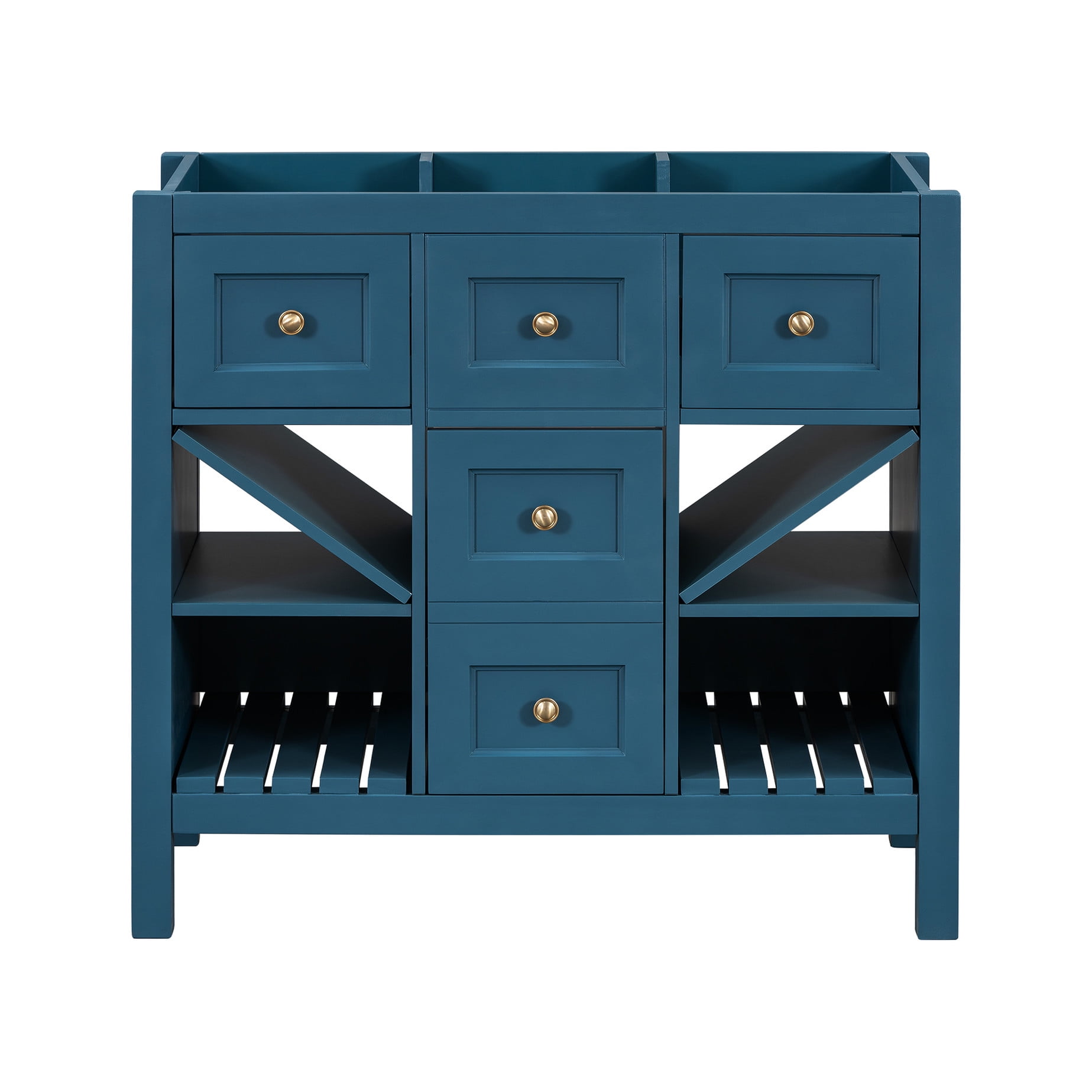 Bathroom Vanity without Basin | Large Multifunctional Storage in ...