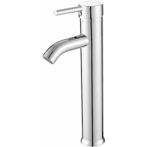 Bathroom Vessel Sink Faucet Modern Basin Mixer Tap Chrome Tall Body ...