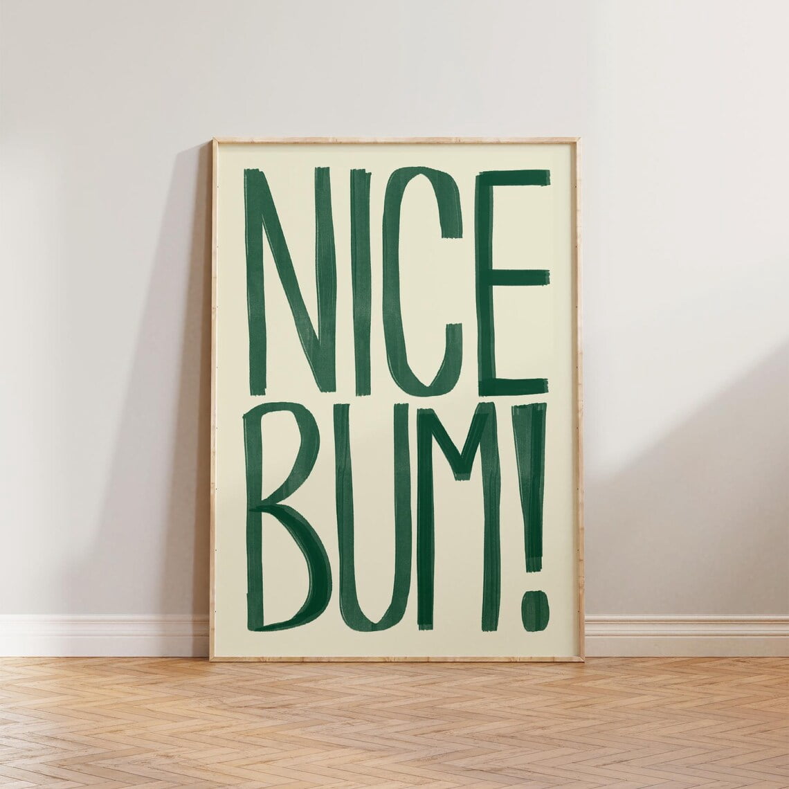 Bathroom Wall Art, Nice Bum Print, Bathroom Print, Toilet Prints ...