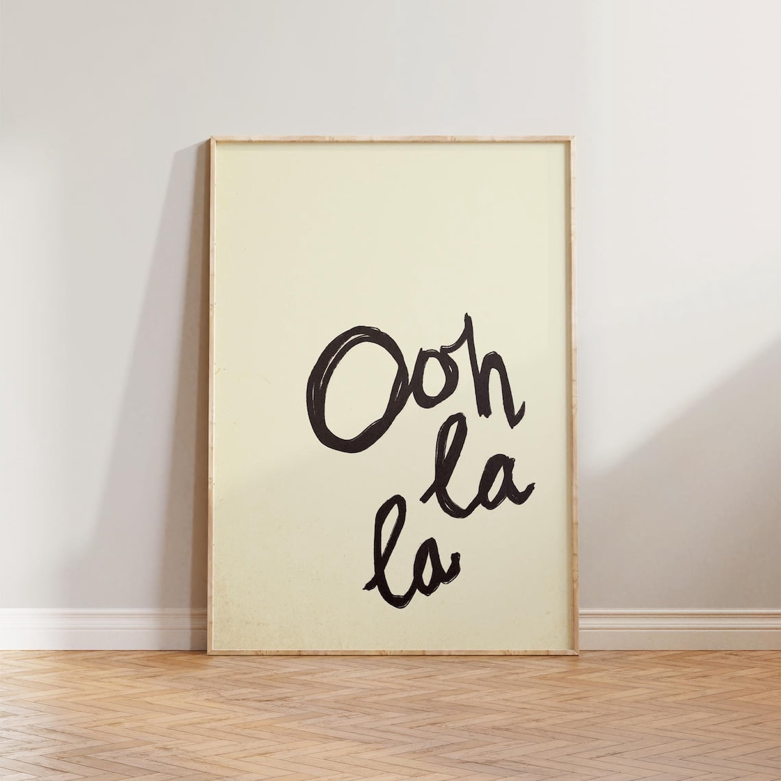 Bathroom Wall Art Print, Mid Century Modern Wall Art, Ooh La La Print ...