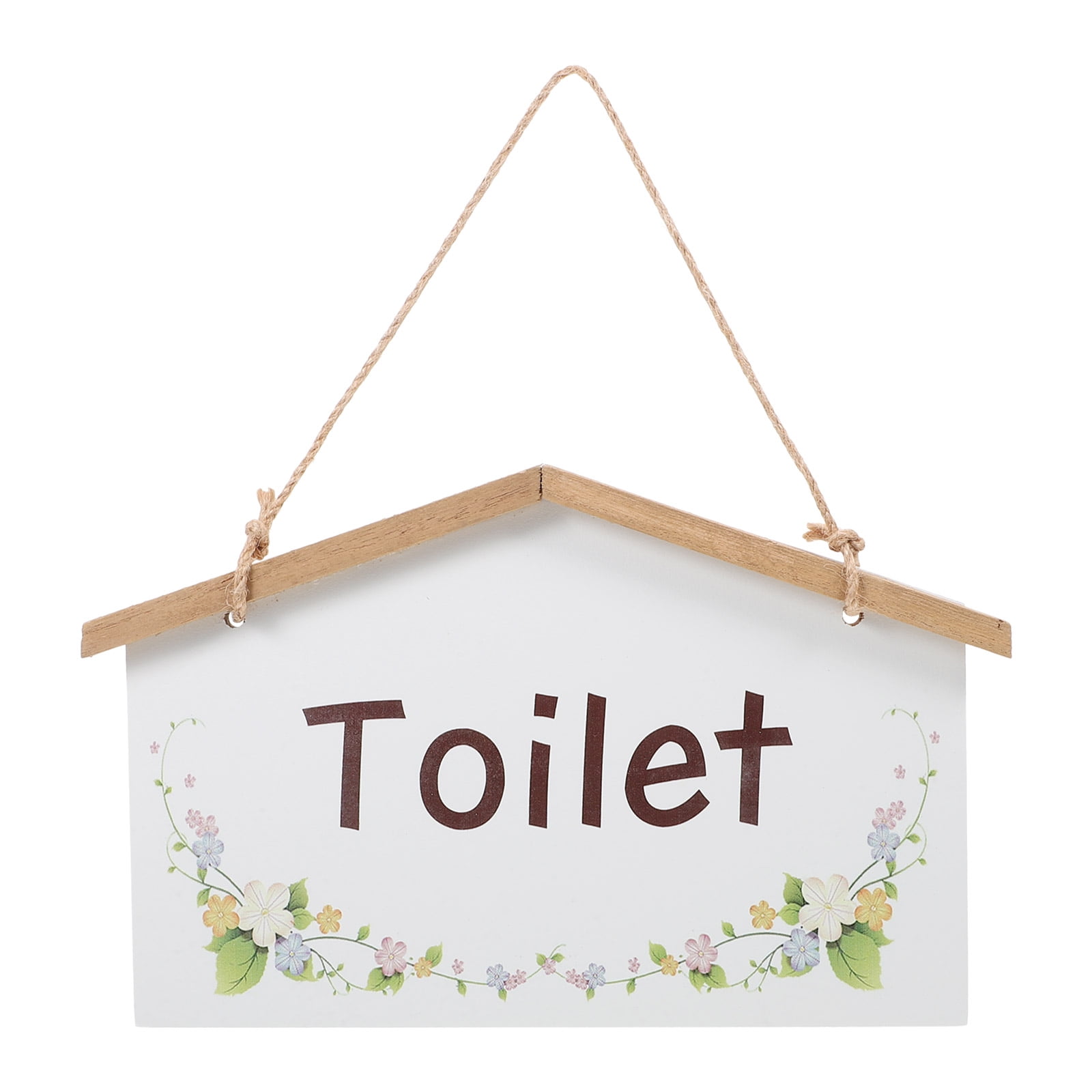 Bathroom Wall Art Sign Farmhouse Wall Decor Hanging Toilet Sign ...
