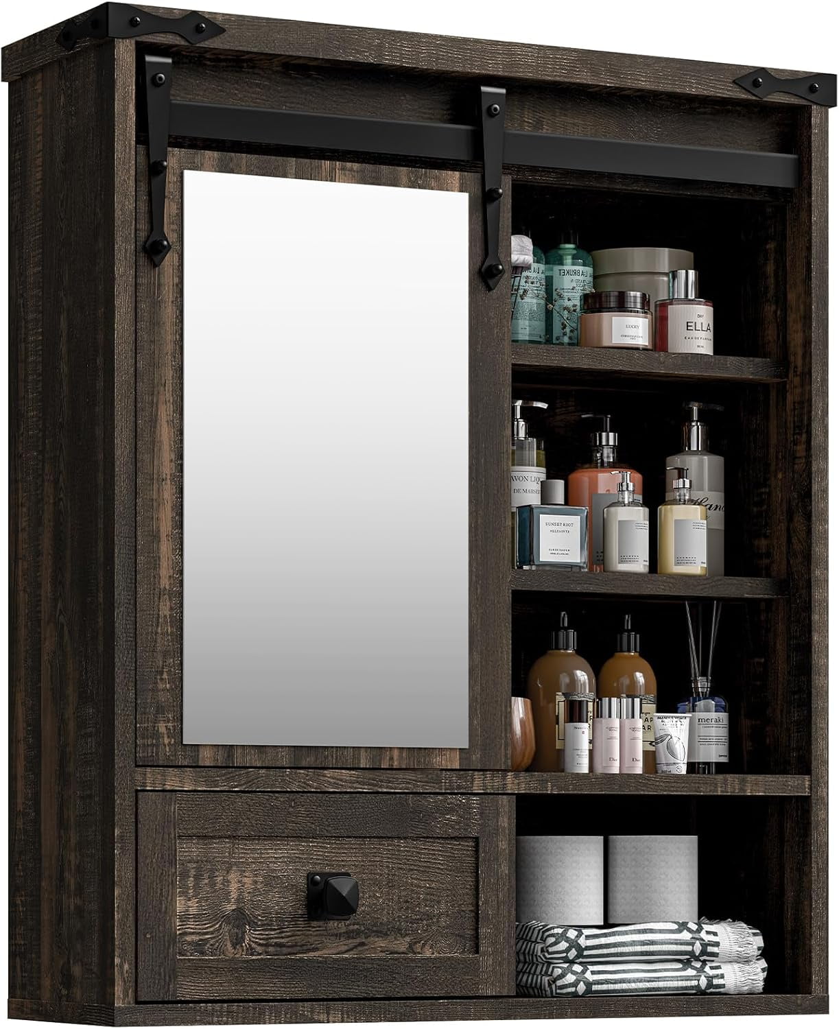 Farmhouse Medicine Cabinet With Mirror