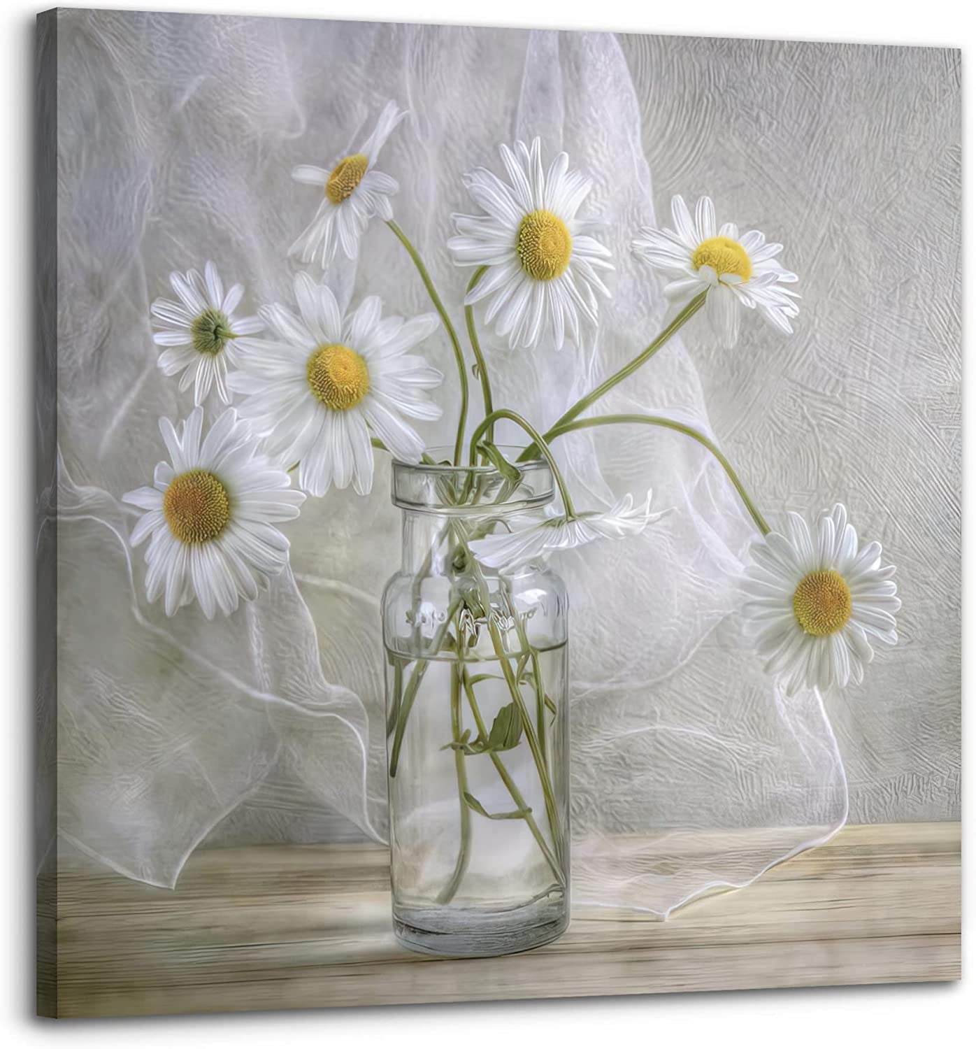 Bathroom Wall Décor, Canvas Wall Art, Modern Gallery Decor Print White ...