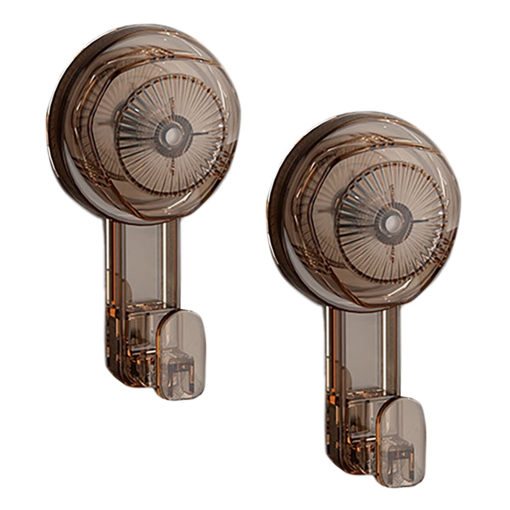 Bathroom Wall Hook Set Of 2,Powerful Suction Cup Holders Heavy Duty ...