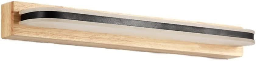 Bathroom Wall Lights Solid Wood Led Mirror Headlights Wall Lamp ...