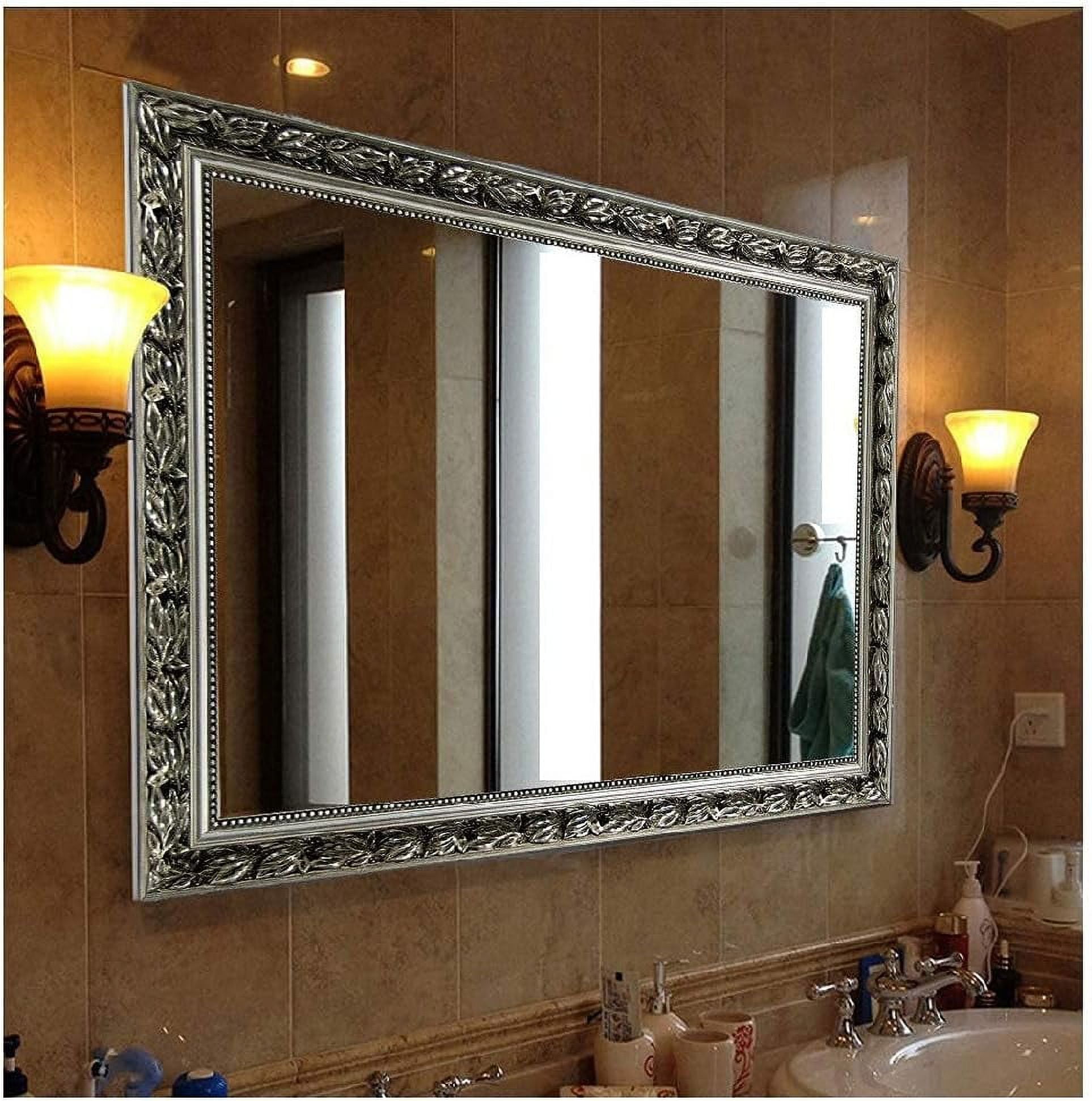 Bathroom Wall Mirror, Decorate Bathroom Mirrors for Wall, Rectangle ...