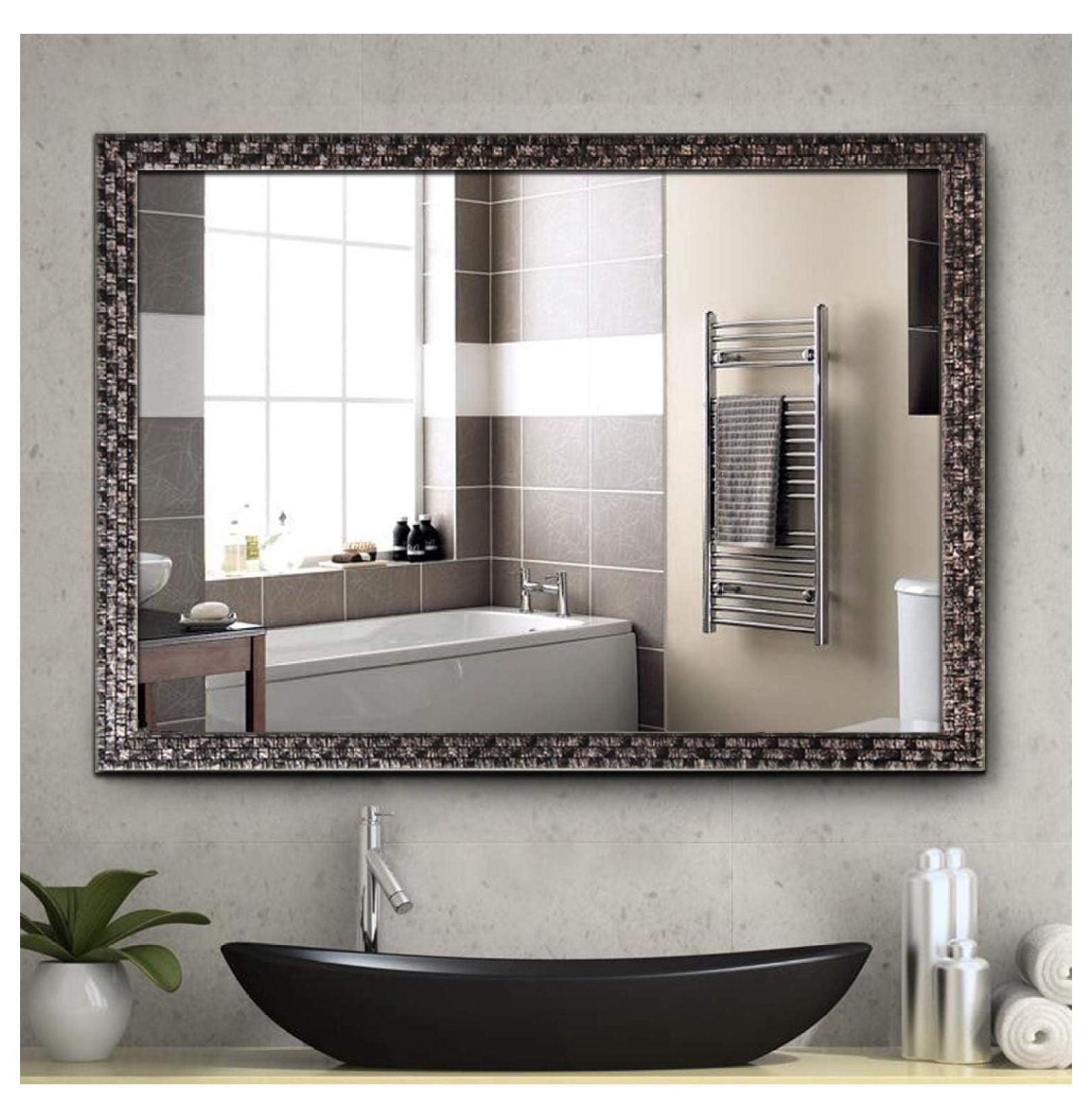 Bathroom Wall Mirror, Decorate Bathroom Mirrors for Wall, Rectangle ...
