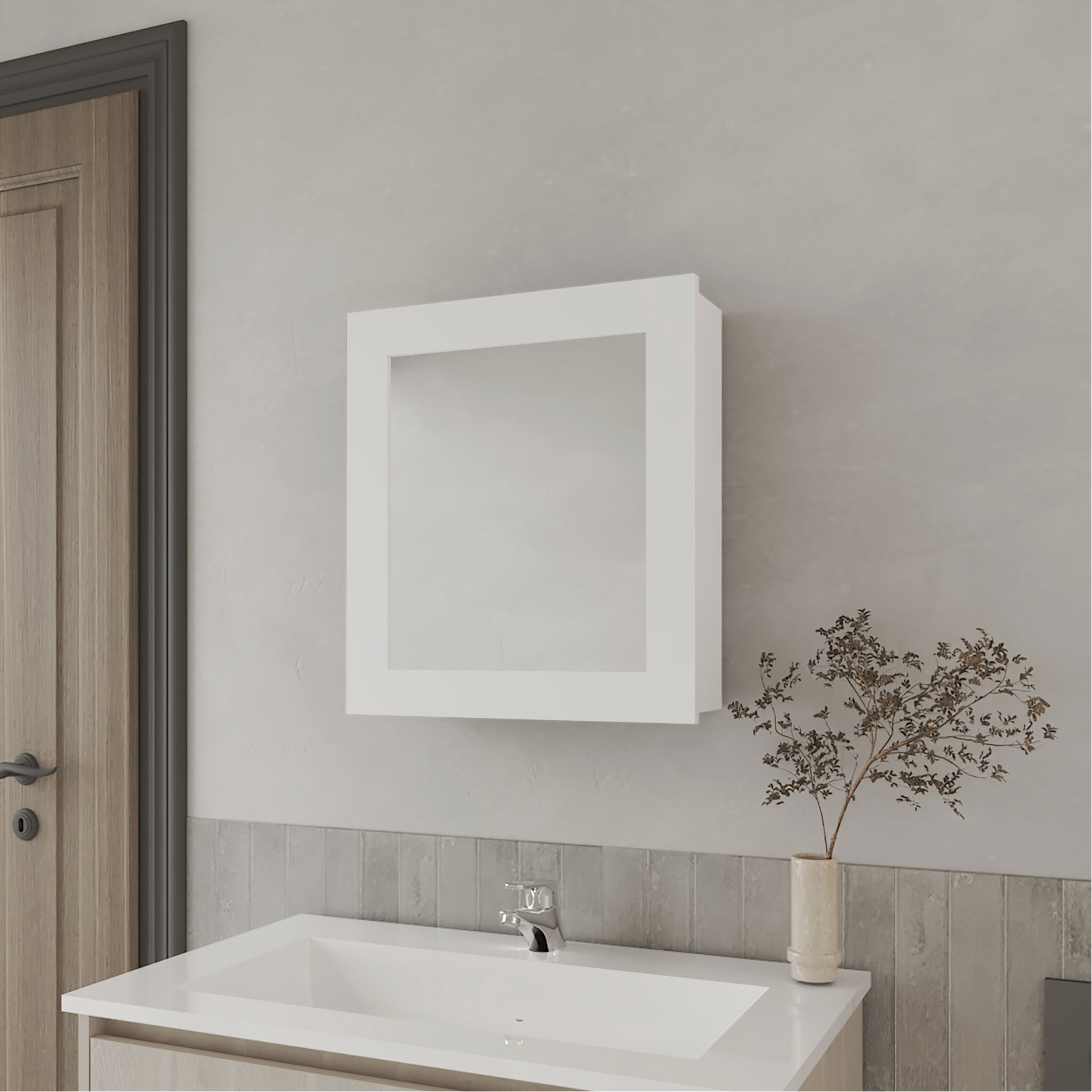 Bathroom Wall-Mounted Medicine Cabinet | Keep Medicines and Cosmetics ...