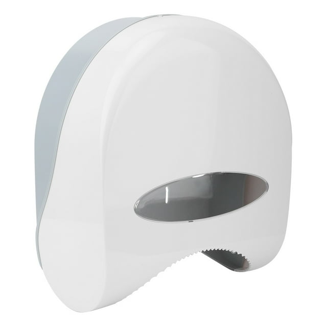 Bathroom Wall-Mounted Plastic Tissue Box Paper Towel Holder White ...
