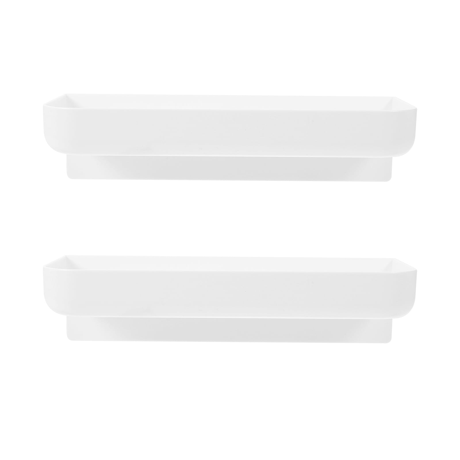 2 Sets Bathroom Sundry Storage Rack Kitchen Nail Free Seasoning Rack ...